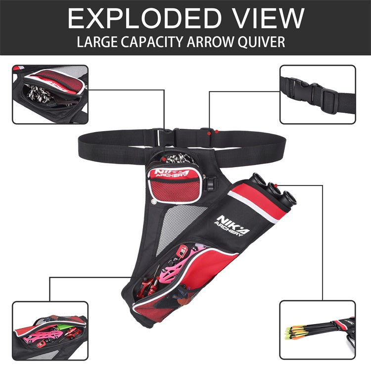 Nika Archery Quiver Left Hand – Advanced Archery
