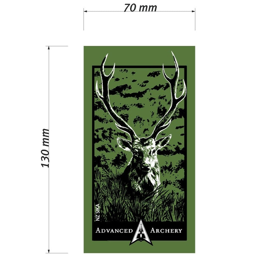 Advanced Archery - Sika Stag NZ Sticker