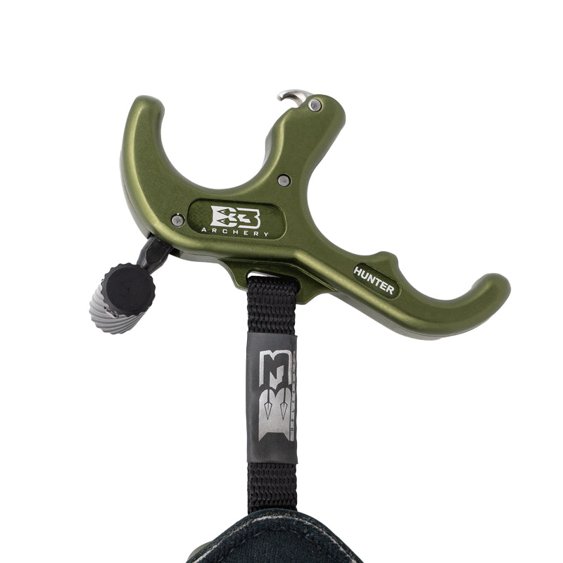 B3 Exit Hunter Thumb Button with Wrist Strap Green – Advanced Archery