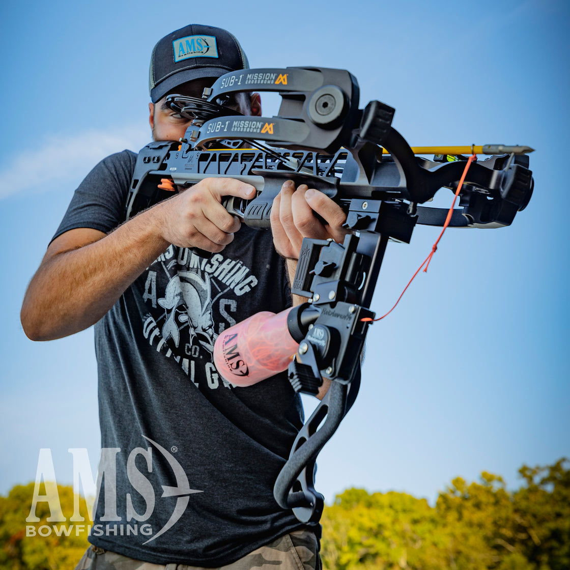 AMS Sleek-X Machined Crossbow Bowfishing Mount – Advanced Archery