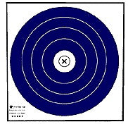 NFAA 40cm Single Spot Target Face – Advanced Archery