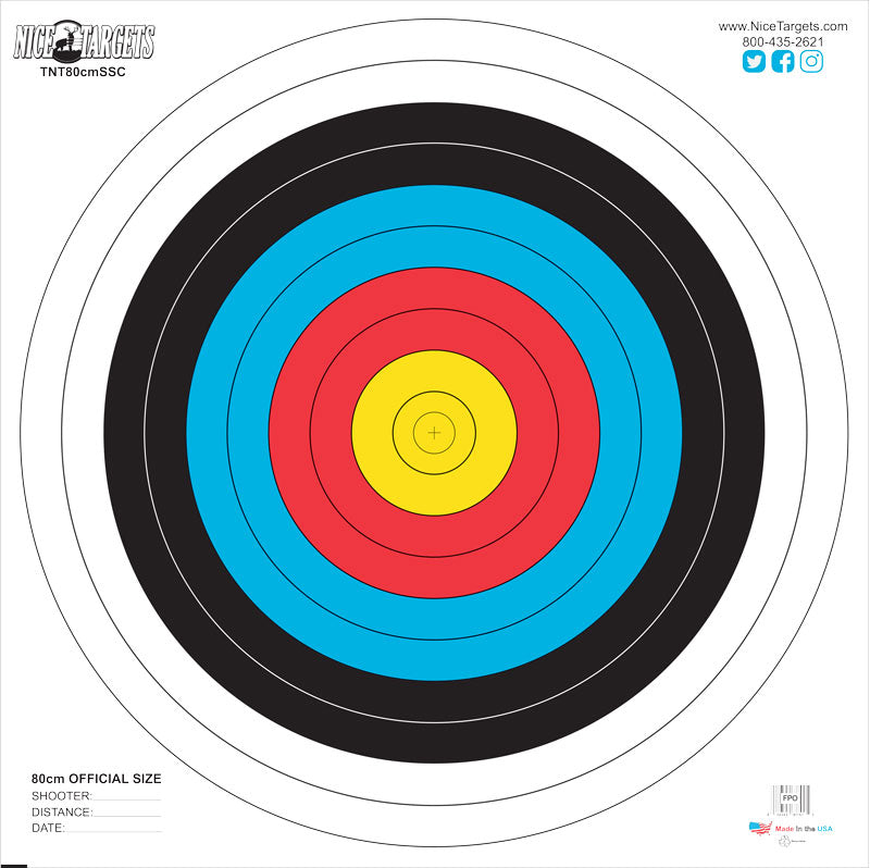 Nice Target 80cm Single Spot – Advanced Archery