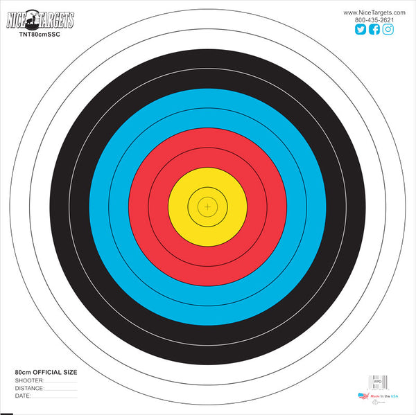 Nice Target 80cm Single Spot - Advanced Archery